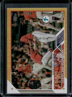 2023 Topps Series 1 1st Edition Gold Cleveland Guardians #271 | eBay