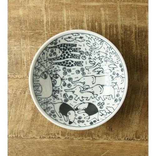 Mino Ware Hand Painted Animal Design Dinner Plate Ceramic Tableware ...