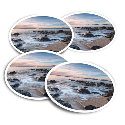 4x Vinyl Stickers Bagh Steinigidh Isle of Harris Scotland #50174 | eBay UK