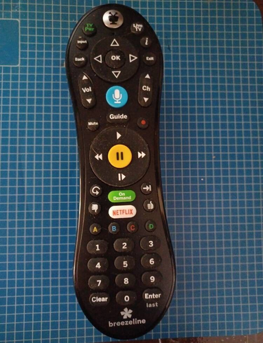 Tivo VOX Roamio Cable TV Remote Control Replacement Mediacom Breezeline ...
