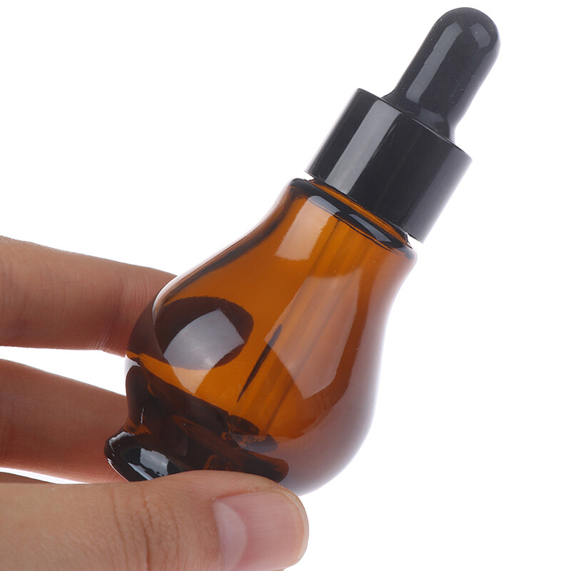 10/20/30ml Empty brown Glass Dropper Bottles with Pipette for ...