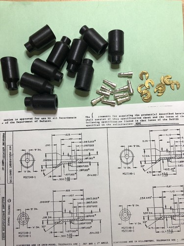 PARTS- (3231) Terminal MS27142-3 Military 12ga Electrical Connectors | eBay