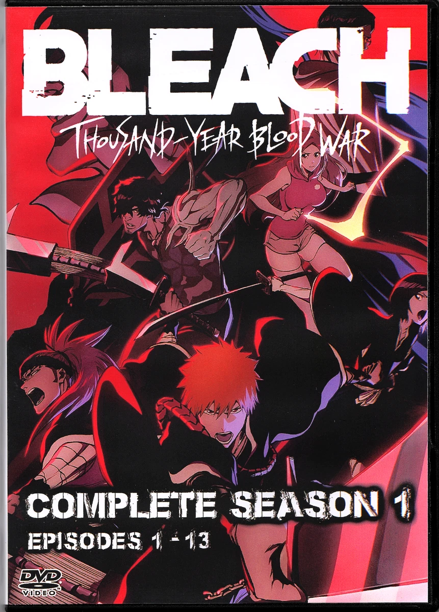 DVD Anime Bleach: Thousand-Year Blood War Part 1: (1-13