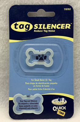 Pet Scribe Tag Silencer #710782 for Small Bone I.D. Tag New | eBay
