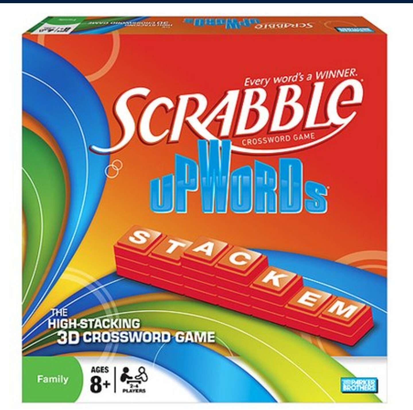 Scrabble Upwords Game 3D Crossword Game Stackem High Tiles Family Party ...