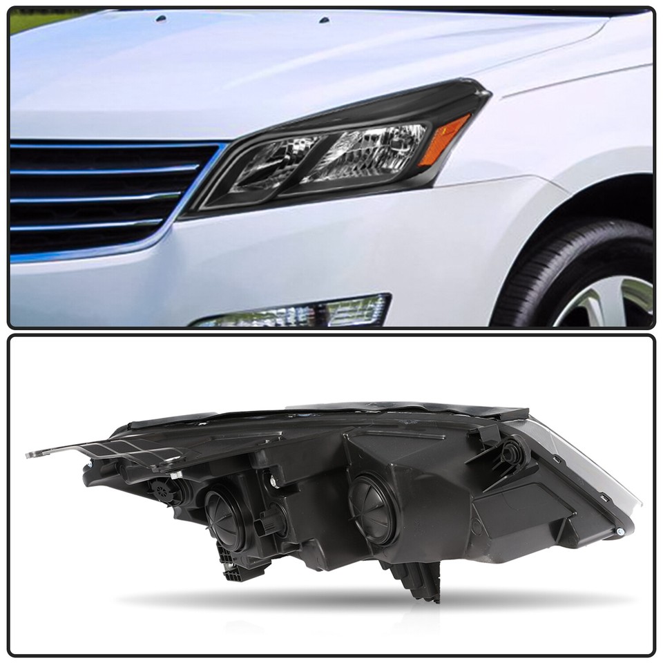 Black Headlights For 2013-2017 Chevy Traverse Headlamps Driver ...