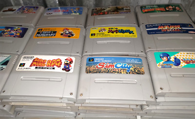 Lot of 4 Nintendo Super Famicom SFC Games TESTED WORKING US Seller | eBay