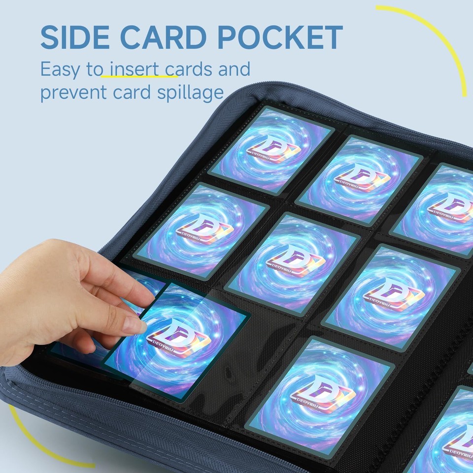 Vault X 9 Pocket Trading Card Zip Binder, 360 Cards, Premium Exo-Tec ...