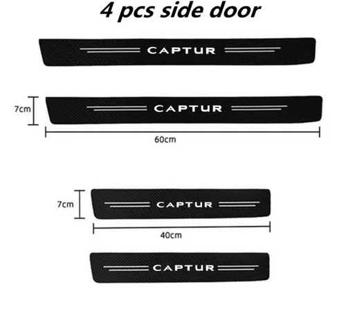4pcs Renault Captur Car Door Sill Protective Strips | eBay UK