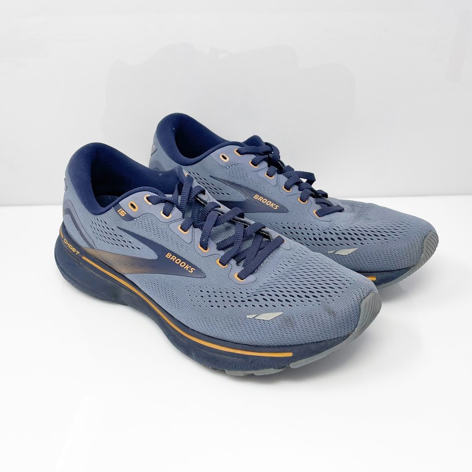 Brooks Mens Ghost 15 1103931D025 Blue Running Shoes Sneakers Size 10 D | eBay