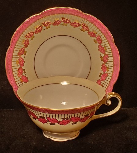 "Diamond China" Tea Cup Teacup Made In Occupied Japan Gold Trim Red ...