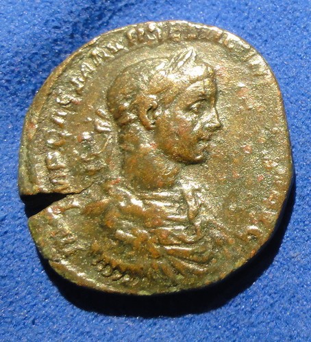 Alexandre SÉVÈRE Auguste - sesterce . 233 Apres JC - monnaie romaine ...