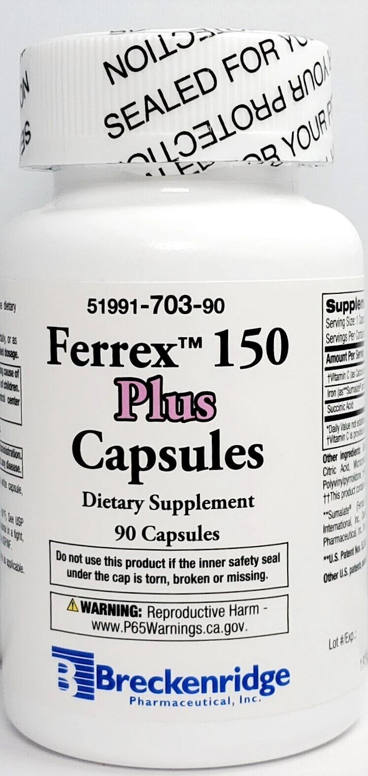 Ferrex 150 Plus Bottle 90 count -Expiration Date 3-2025 | eBay