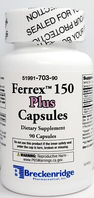 Ferrex 150 Plus Bottle 90 count -Expiration Date 3-2025 | eBay
