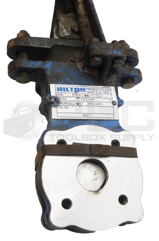 NEW HILTON H-200-T316 GATE VALVE 1-1/2" READ | eBay UK