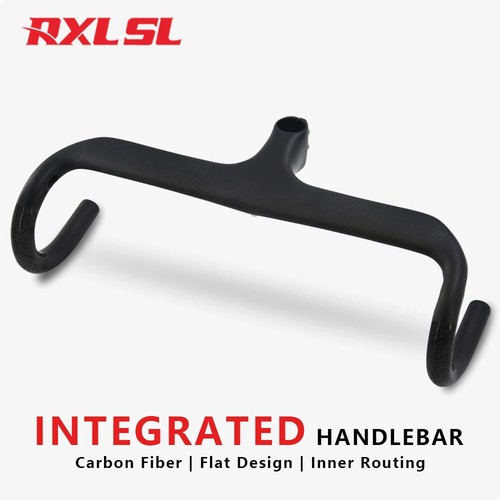 Carbon Speed Handlebar Flat Design Road Integrated Drop Handlebar For ...