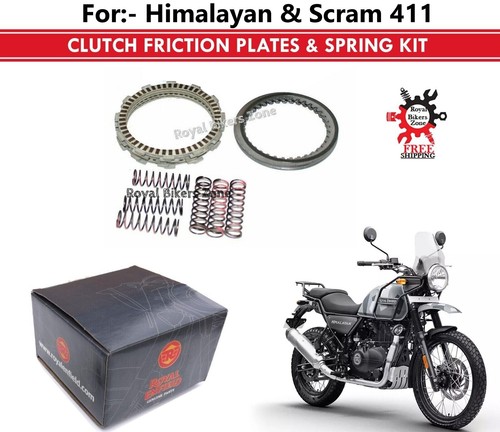 Royal Enfield "Himalayan & Scram 411 Clutch Friction Plates & Spring ...