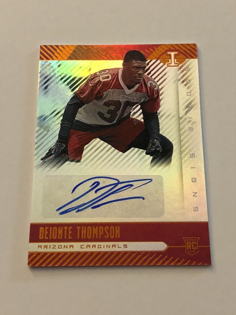 2019 Panini Illusions - Rookie Signs #RS-DET Deionte Thompson /199 (AU ...