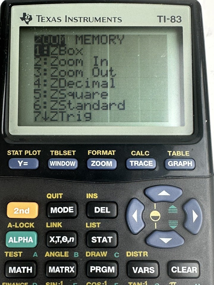 Texas Instruments TI-83 Graphing Calculator with Cover Tested | eBay