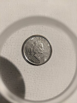 2001 Silver Canadian Year of Volunteers 10¢ Dime - Rare Coin - No ...