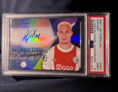 2021-22 Topps UCL Antony Ultimate Stage Auto /150 PSA 9 | eBay