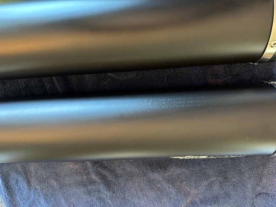 HD Screamin' Eagle Extreme Flow Titanium Slip-On Mufflers and FULL ...