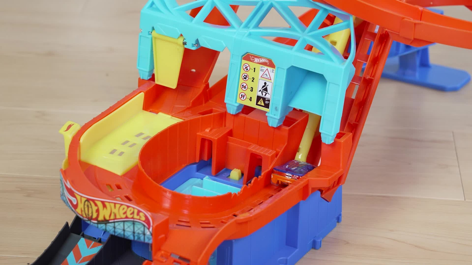 Hot Wheels Racing Roller Coaster Playset Minicar HDP04 Hot Wheels Car ...