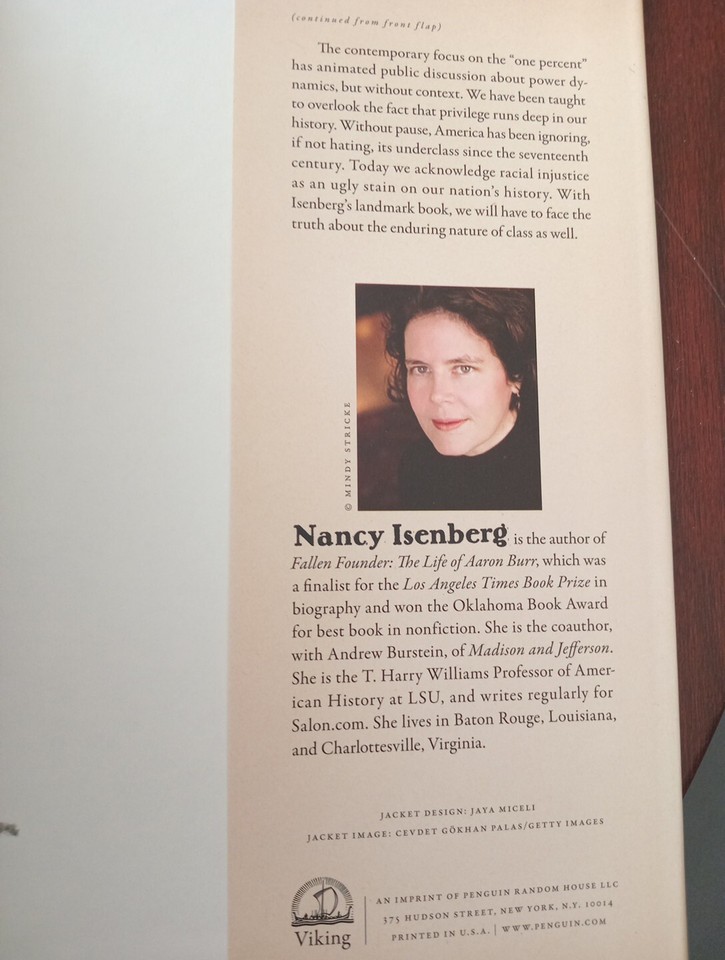 White Trash : The 400-Year Untold History of Class in America by Nancy ...