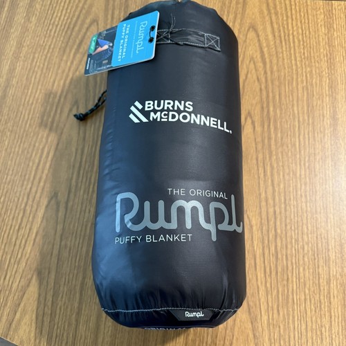 Rumpl Original Puffy Blanket 1-Person 52"x75" Black w/Travel Sack New ...