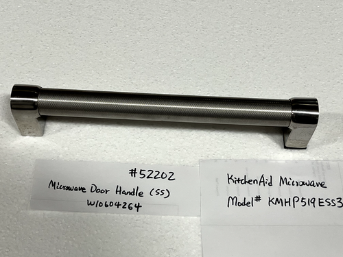Microwave Door Handle W10604264 KitchenAid Microwave KMHP519ESS3 Shelf ...