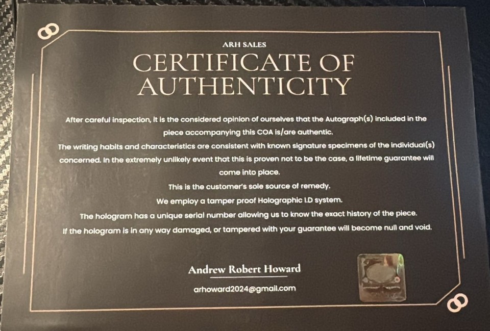 Steve Harris - Iron Maiden Autographed 12 x 8 inch Photo with COA | eBay