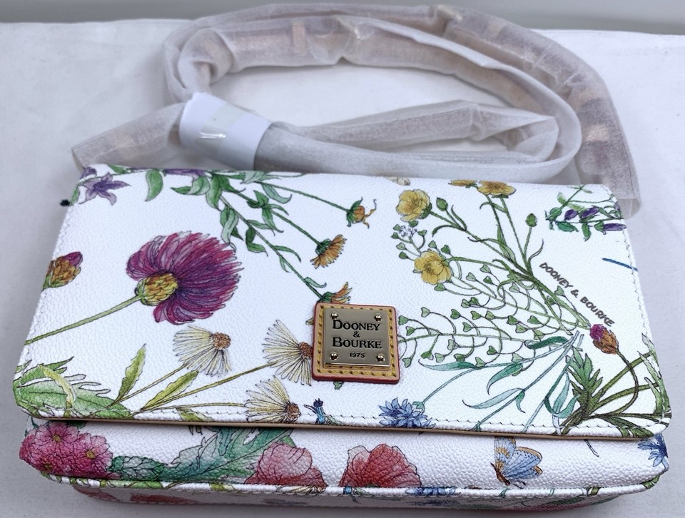 Dooney & Bourke Botanical Collection Betsy Crossbody White Color | eBay