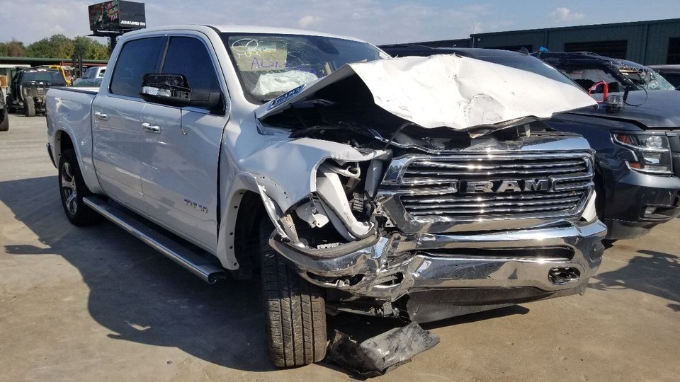 20 DODGE RAM 1500 NEW BODY LARAMIE DOOR REAR LEFT DRIVER WHITE CREW CAB ...