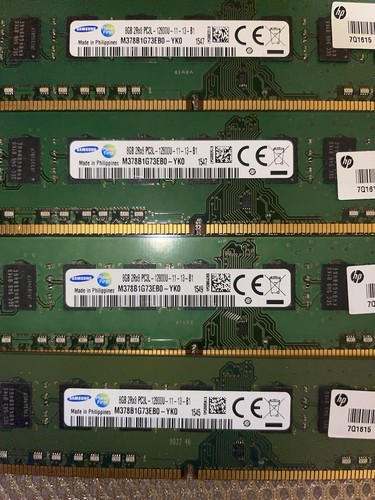 (9)Samsung 8GB PC3L-12800U (DDR3-1600) UDIMM RAM Memory Module ...