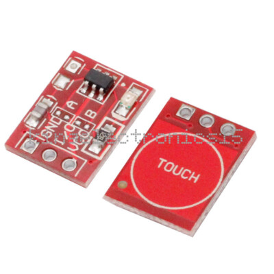 2PCS TTP223 Capacitive Touch Switch Button Self-Lock Module for Arduino ...