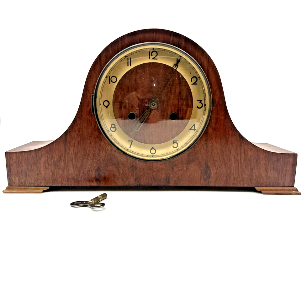 Vintage Working Cuckoo Clock Mantle Wood Case Made in Germany Pendulum ...