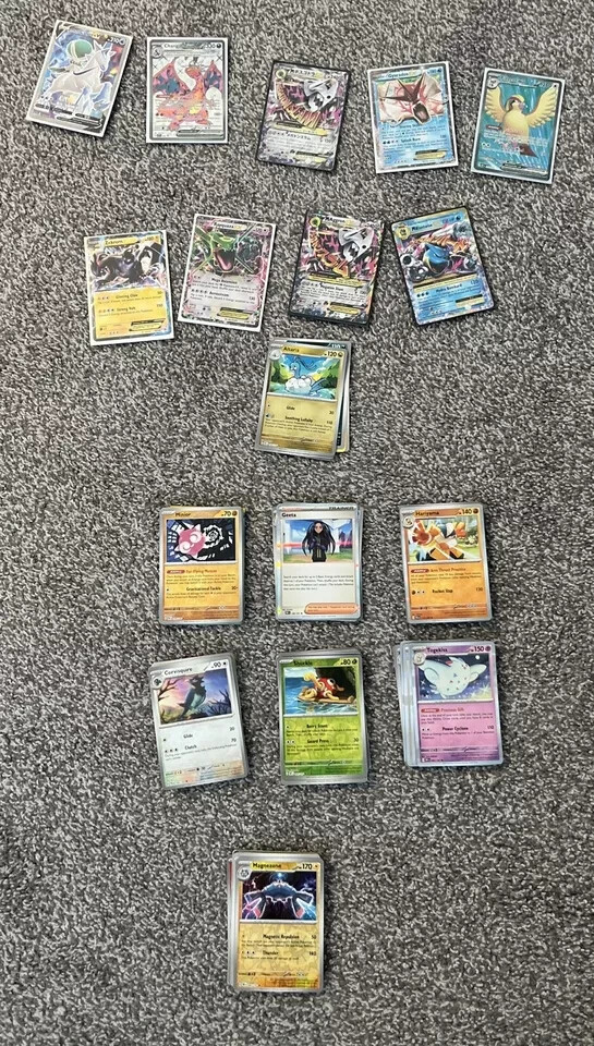 Pokemon Card Bulk Lot 130+ HOLO/REVERSE HOLO ONLY + 1 EX/GX/VMAX/V ...