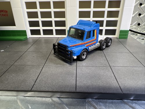 Vintage 1985 MATCHBOX Scania T142 Semi Truck Blue, Scale 1:90 | eBay