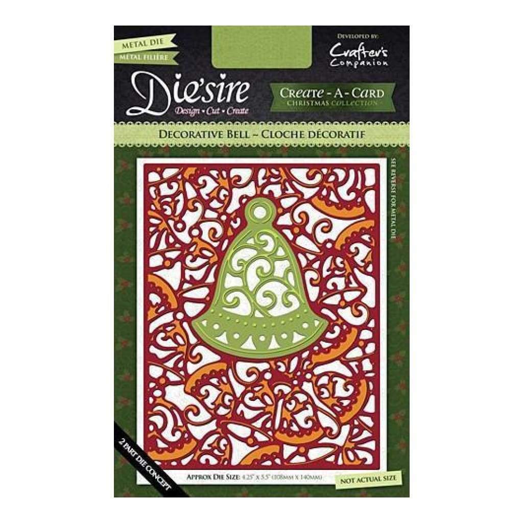 Die'sire Create-A-Card Cutting & Embossing Die - Decorative Bell ...