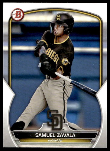 Samuel Zavala 2023 Bowman Draft BD-83 San Diego Padres Baseball Card | eBay