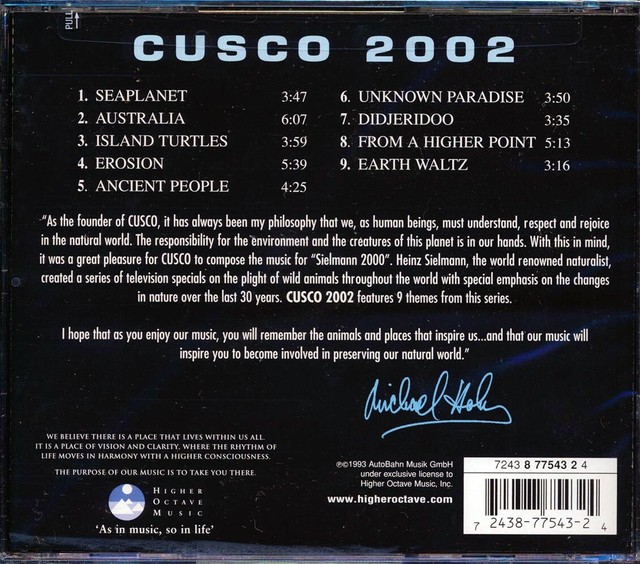 Cusco 2002 by Cusco (CD, Jun-1997, Virgin) for sale online | eBay