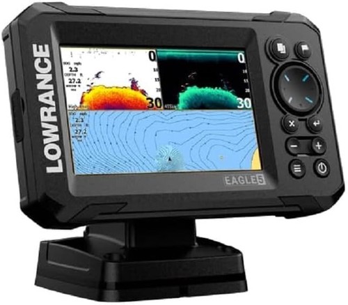 Lowrance EAGLE 5 Splitshot™ HD 5" Depth Sounder Fishfinder C-MAP ...