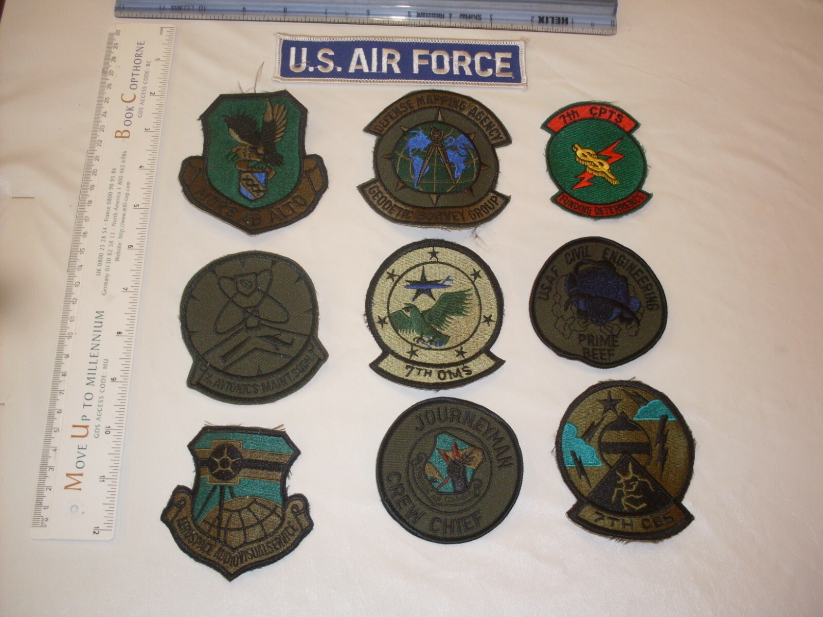 US Air Force Patches 10 patch collectors set embroidery | eBay