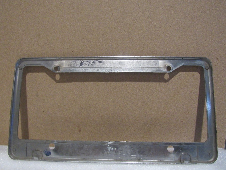 Vintage NAPA CA Ed Barwick Chrysler Volvo License Plate Fame Metal | eBay