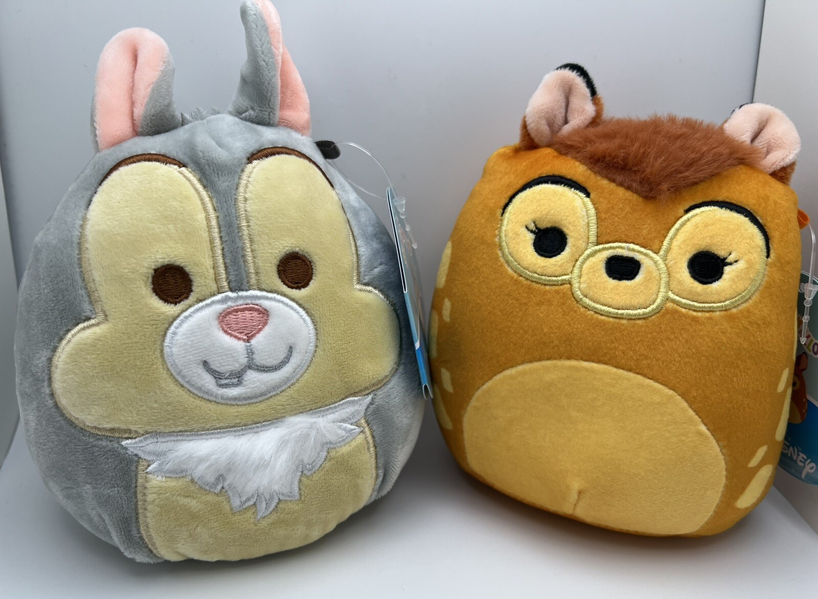 NEW Squishmallows Disney Bambi Thumper 5” Plush Kellytoy Toy Deer Bunny ...