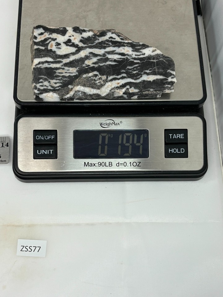 Zebra stone aka Zebra Marble Slab Cabbing Lapidary Carving Reiki Chakra ...