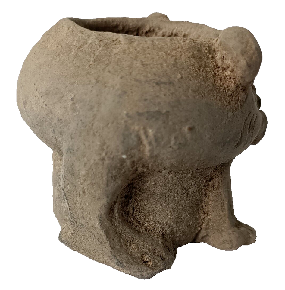 300 BC Ancient Roman Clay Terracotta Drinking Mug Cup Pot Museum ...