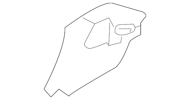 Genuine Mercedes-Benz 2003-2009 E-Class Right Upper Fender Seal ...