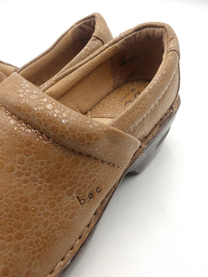 Børn Concept BOC Women's Sz 8.5 Tan Slip On C00092 Clog $144 | eBay