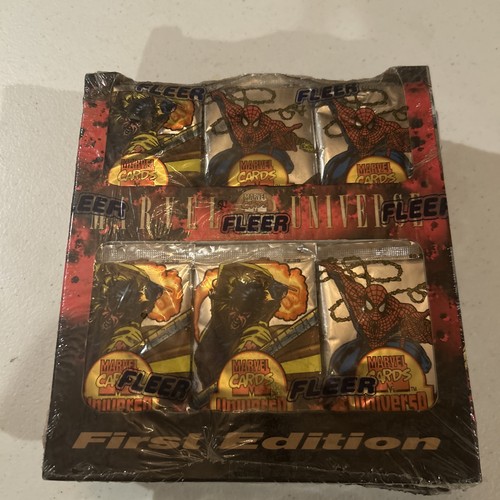 1994 Marvel Universe First Edition Factory Sealed Box 36 Jumbo Pack | eBay